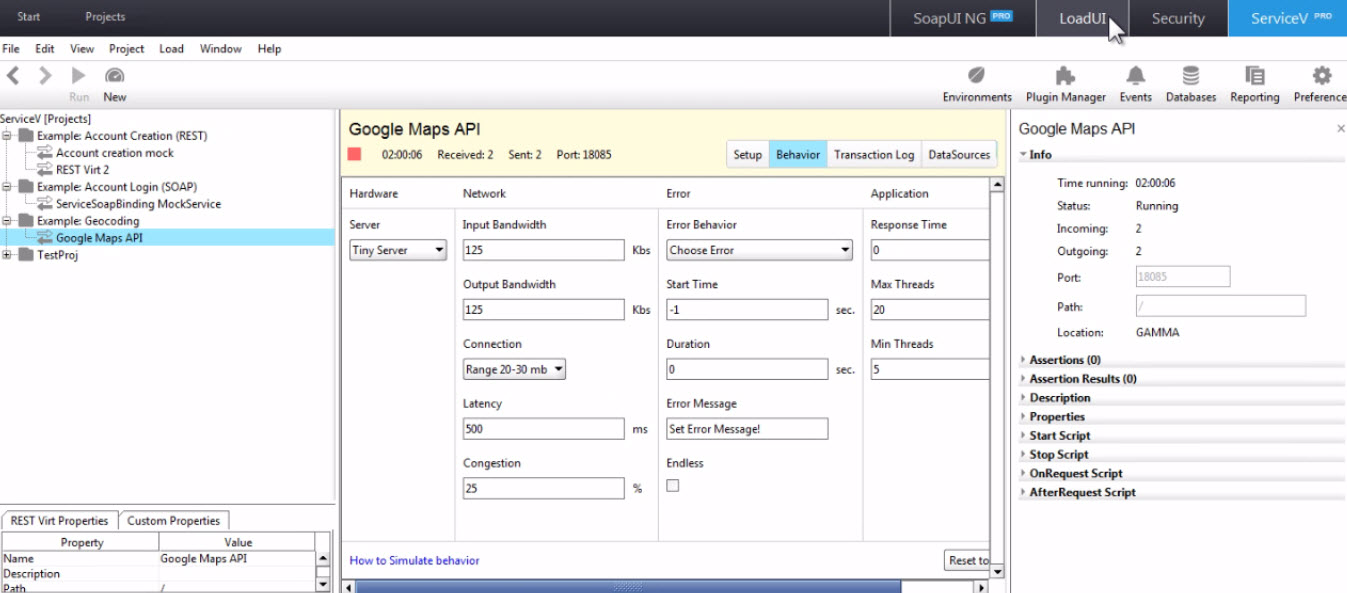 SmartBear ReadyAPI - API測試 - low-code 自動化測試 效能測試 API虛擬化